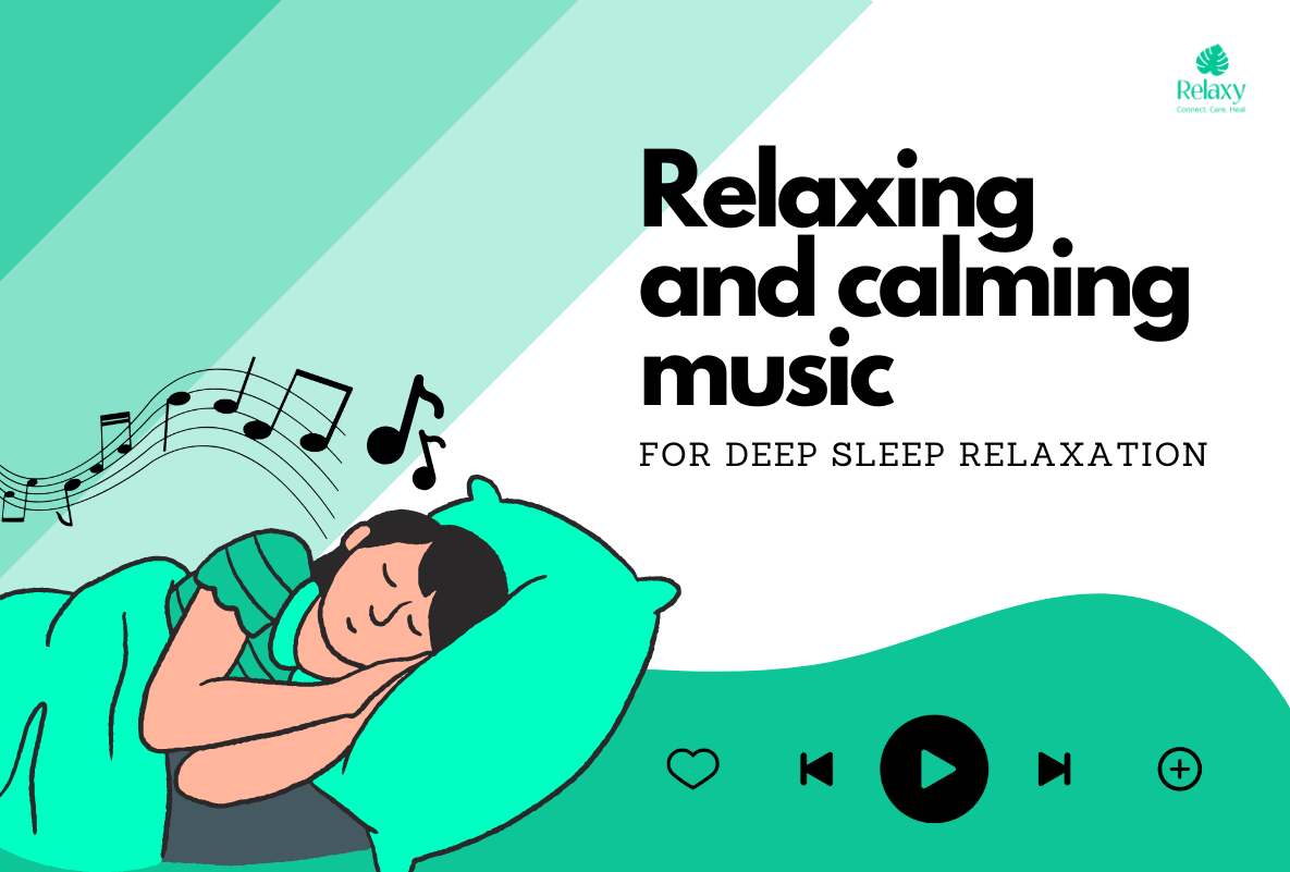 Relaxing and calming music for deep sleep relaxation - Relaxy